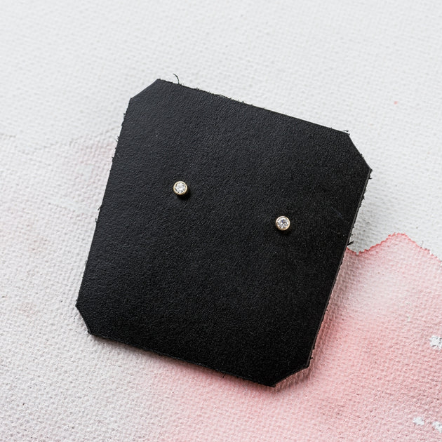 Handcrafted Gemstone Stud Earrings – Made in Colorado with Recycled ...